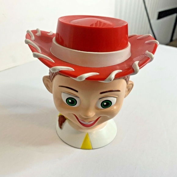 Disney | Dining | Toy Story Jessie Cup Mug Flip Top Lid Hard Plastic ...